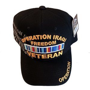 U.S. Warriors | Accessories | Operation Iraqi Freedom Veteran Hat Black ...